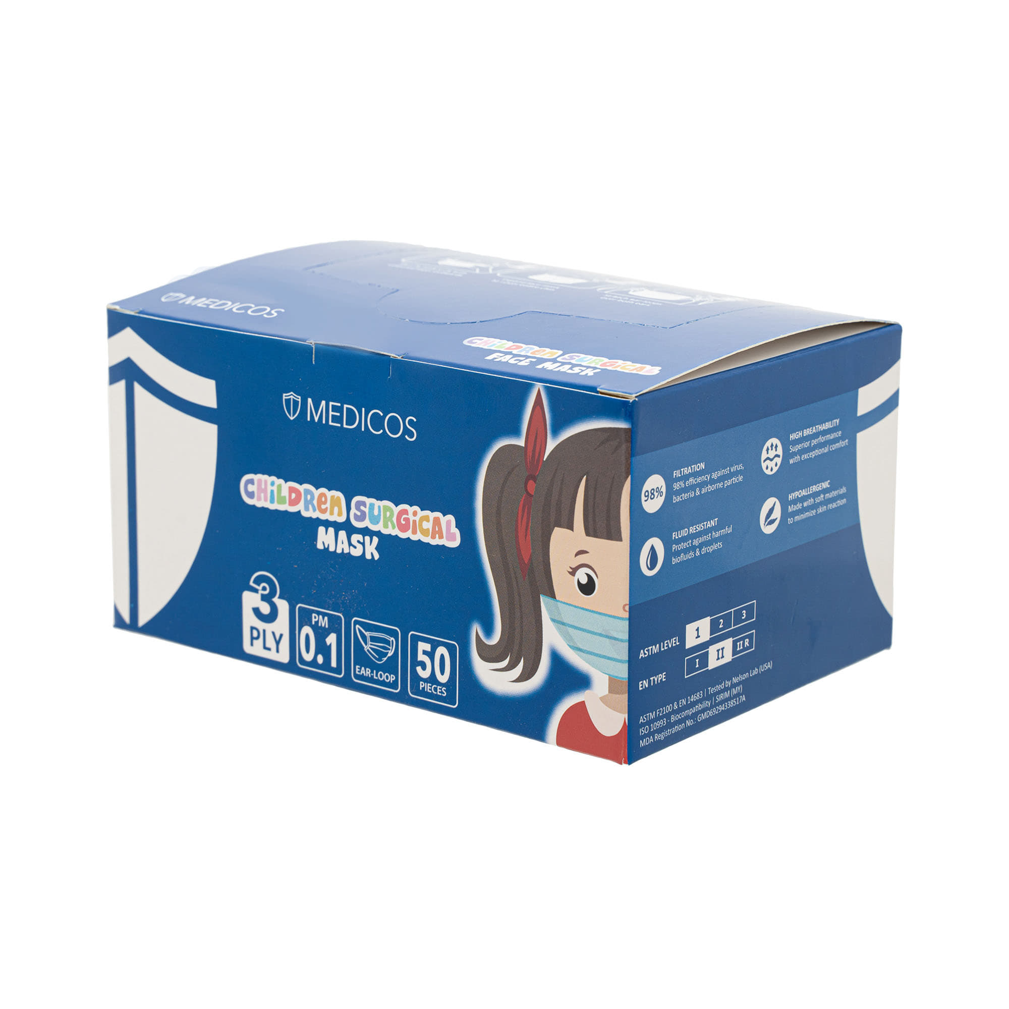 Children Sub Micron Surgical Mask - MEDICOS