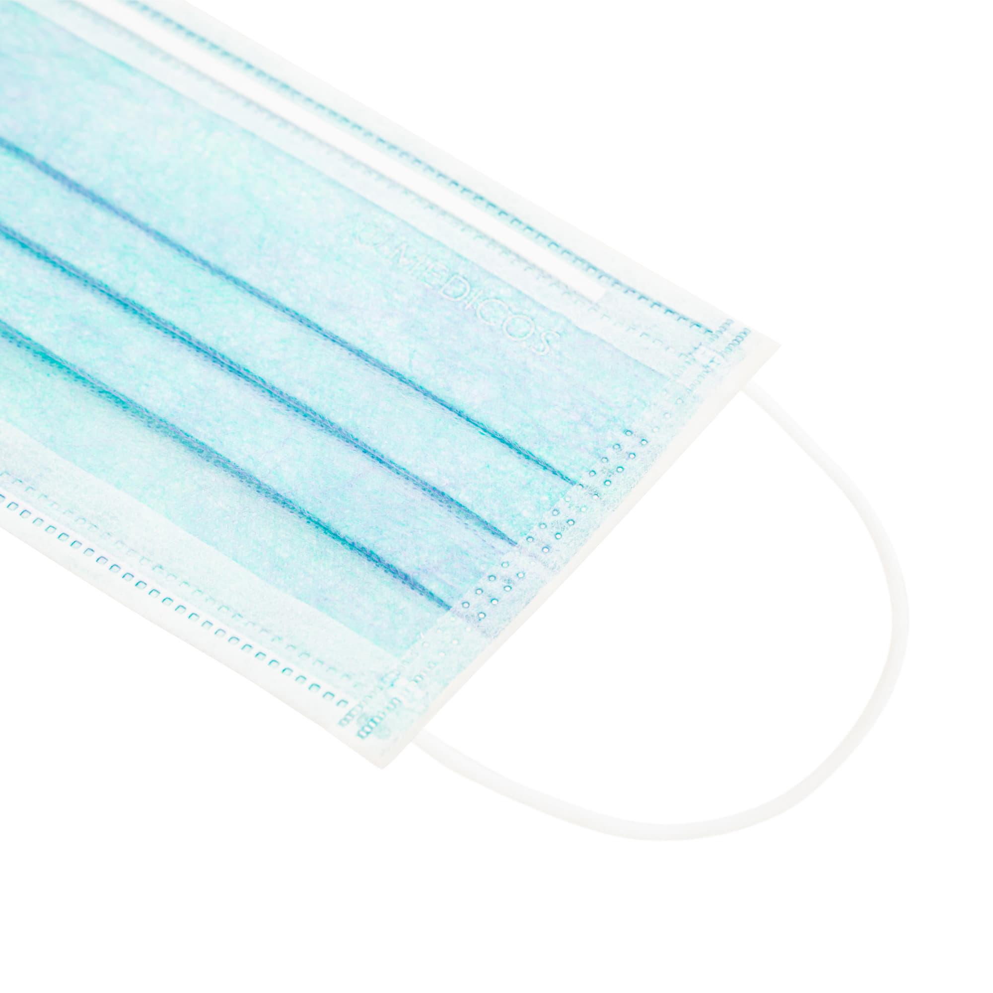 Ultra Soft Sub Micron Surgical Face Mask (Aqua Coral) - MEDICOS